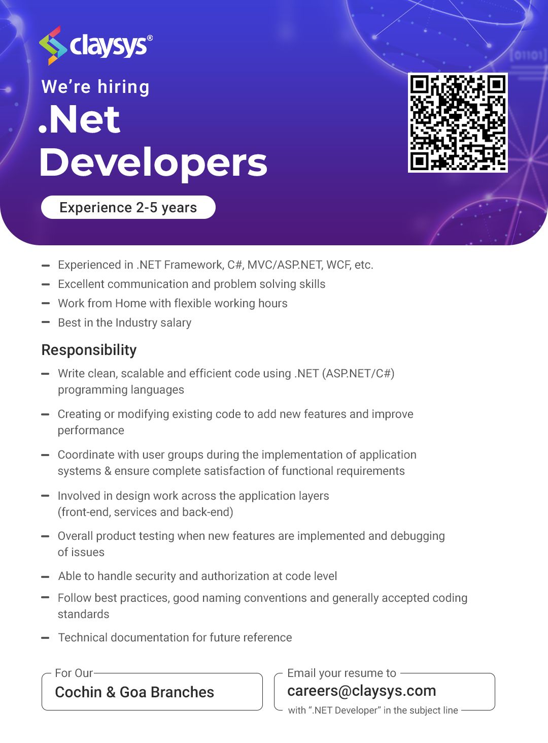 ClaySys Technologies on LinkedIn: #dotnet #dotnetdeveloper #dotnetjobs ... ClaySys Technologies on LinkedIn: #dotnet #dotnetdeveloper #dotnetjobs ...