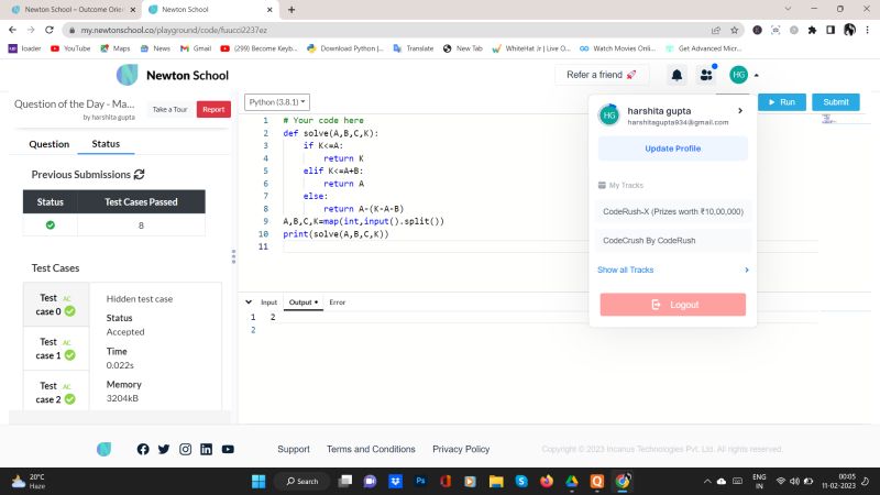 Harshita Gupta on LinkedIn: #python #30daysofcode #community #coding # ... Harshita Gupta on LinkedIn: #python #30daysofcode #community #coding # ...