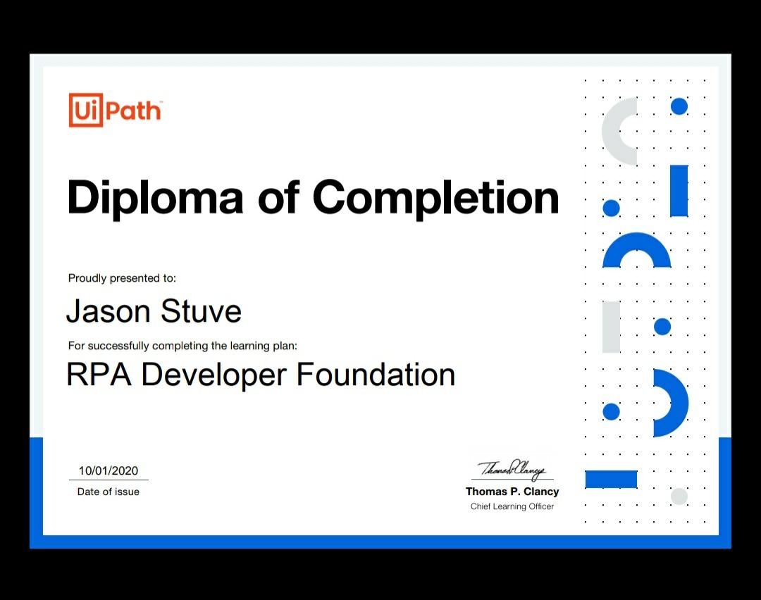 Jason S. op LinkedIn: #sogeti #rpa #uipath #automation | 12 commentaren Jason S. op LinkedIn: #sogeti #rpa #uipath #automation | 12 commentaren