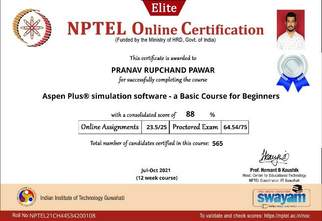 Pranav Pawar on LinkedIn: #engineering #chemicalengineering #aspenplus Pranav Pawar on LinkedIn: #engineering #chemicalengineering #aspenplus