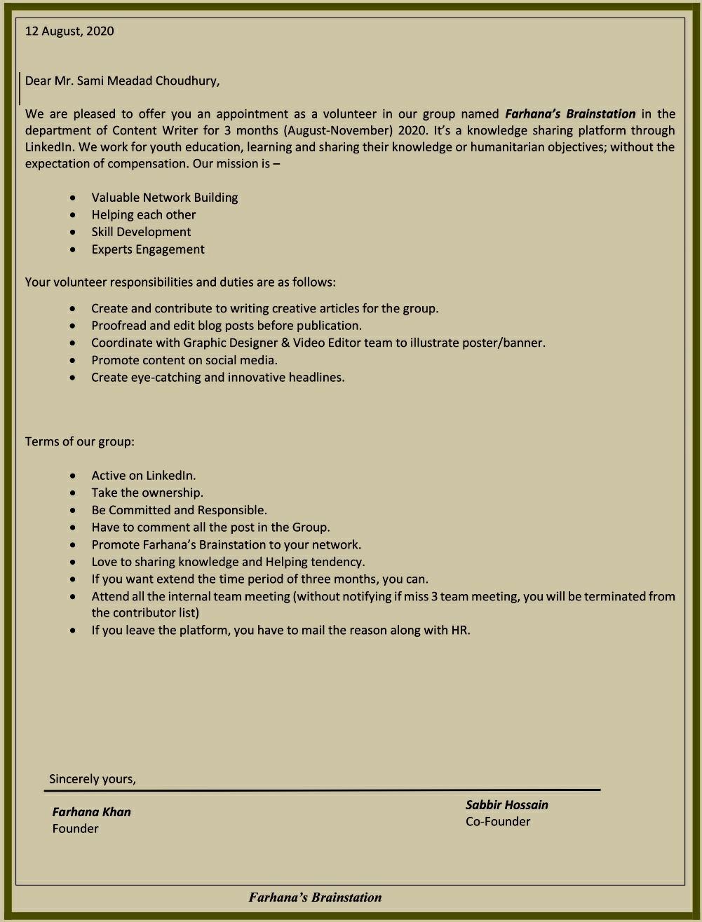Sami Meadad Choudhury on LinkedIn: #career #opportunity #experience # ... Sami Meadad Choudhury on LinkedIn: #career #opportunity #experience # ...