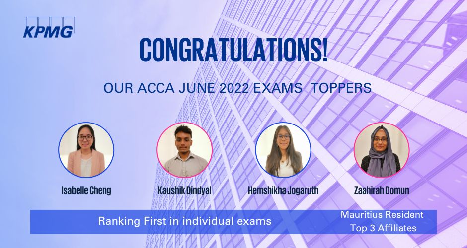 KPMG Mauritius on LinkedIn: #kpmgmauritius #kpmg #acca | 10 comments KPMG Mauritius on LinkedIn: #kpmgmauritius #kpmg #acca | 10 comments