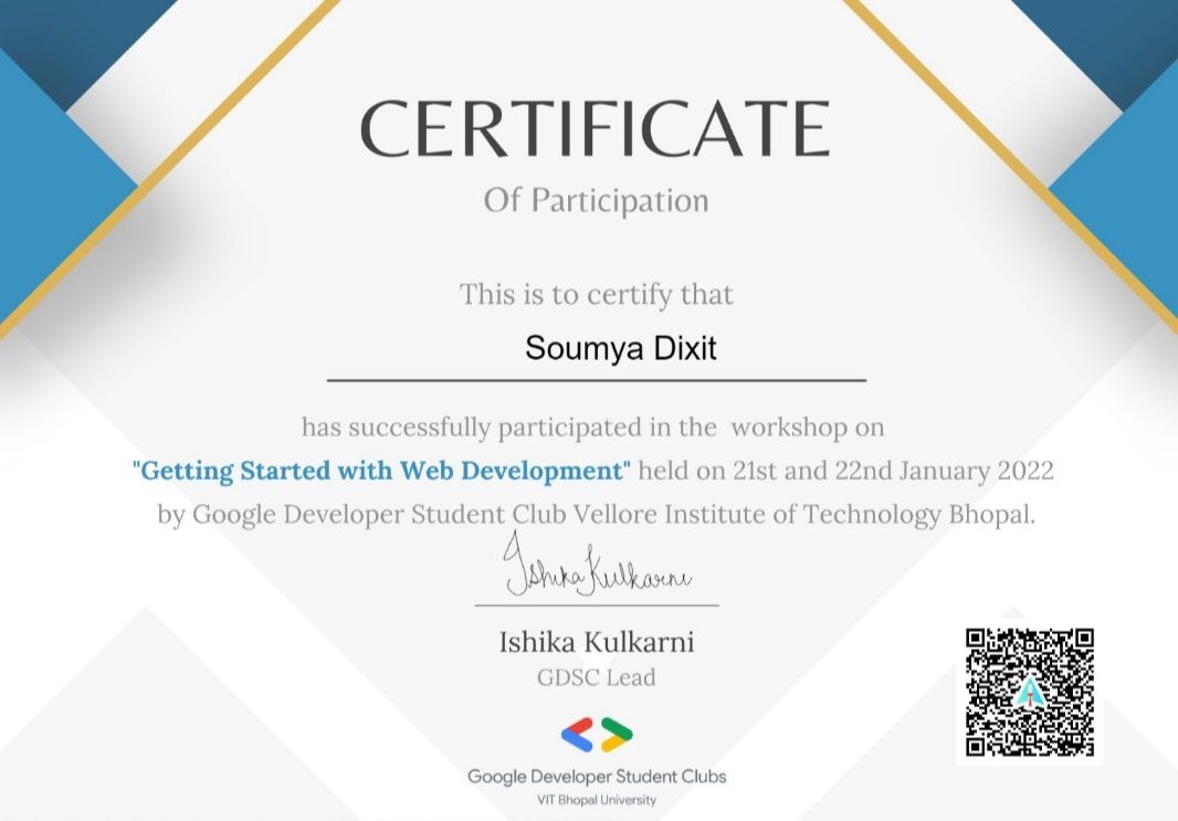 GDSC VIT Bhopal Amazing experience Thankyou!!! | Soumya Dixit GDSC VIT Bhopal Amazing experience Thankyou!!! | Soumya Dixit