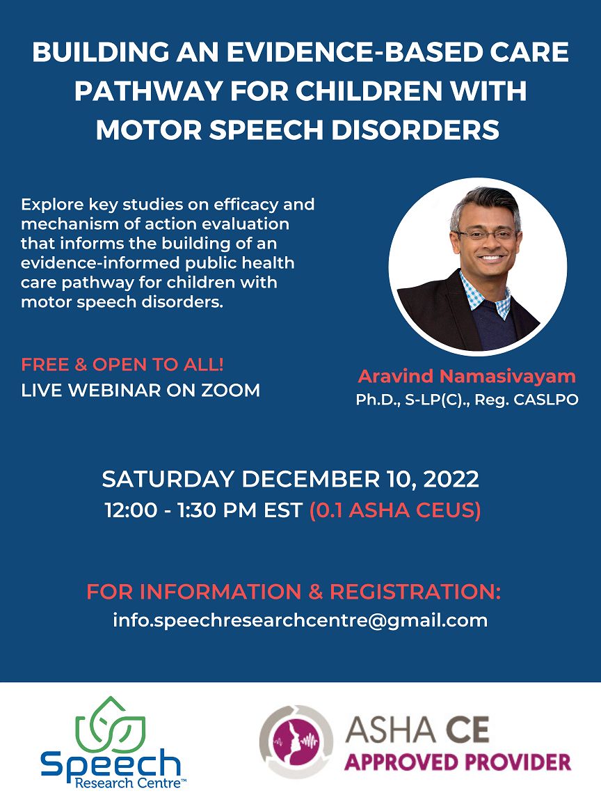 Aravind Namasivayam on LinkedIn: #speechmotorcontrol Aravind Namasivayam on LinkedIn: #speechmotorcontrol
