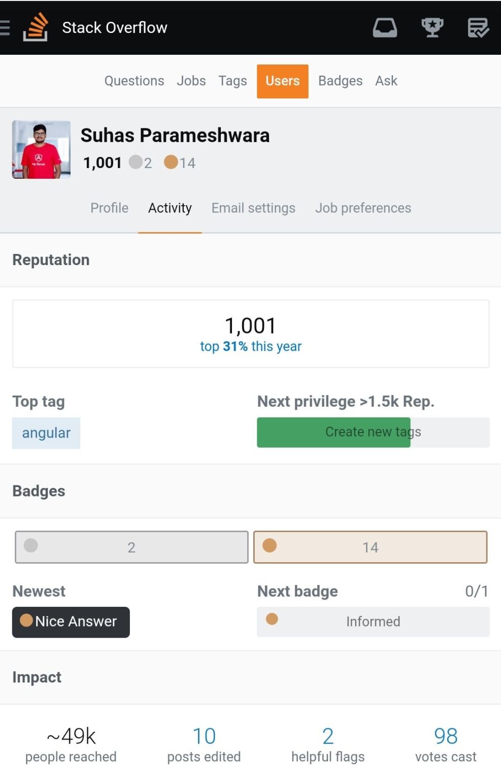#angular #csharp #javascript #stackoverflow #developerlife | Suhas ... #angular #csharp #javascript #stackoverflow #developerlife | Suhas ...