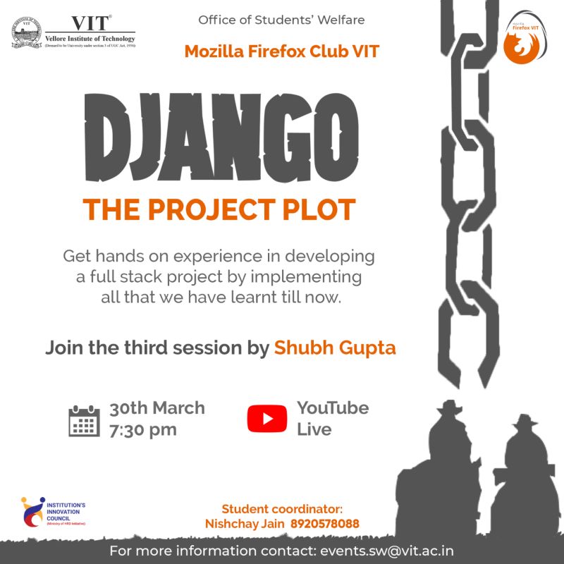 Mozilla Firefox Club VIT on LinkedIn: #django #djangoframework # ... Mozilla Firefox Club VIT on LinkedIn: #django #djangoframework # ...