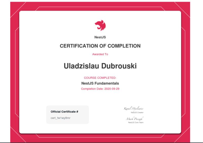 Vladislav Dubrouski on LinkedIn: #nodejs #nestjs #backend Vladislav Dubrouski on LinkedIn: #nodejs #nestjs #backend