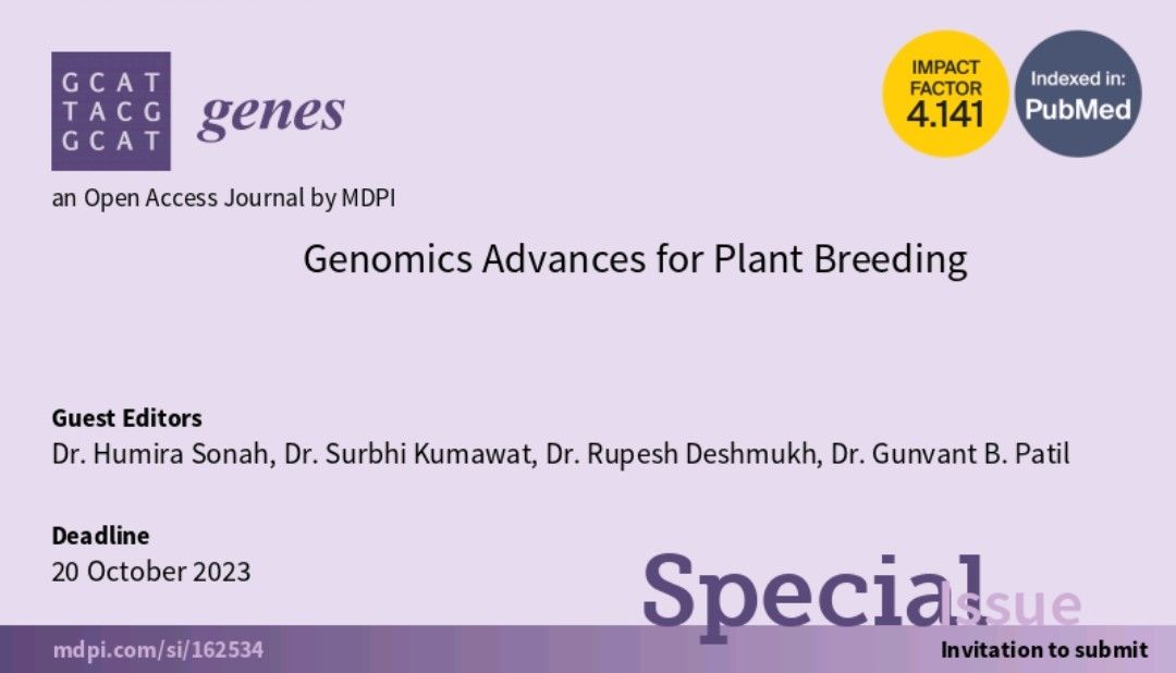 Gaurav Raturi on LinkedIn: MDPI Genes MDPI Gaurav Raturi on LinkedIn: MDPI Genes MDPI