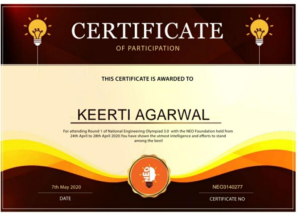 Keerti Agarwal on LinkedIn: #neo #olympiad #linkmyink | 10 comments Keerti Agarwal on LinkedIn: #neo #olympiad #linkmyink | 10 comments