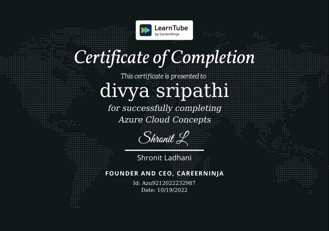 Divya Sripathi on LinkedIn: #azure Divya Sripathi on LinkedIn: #azure