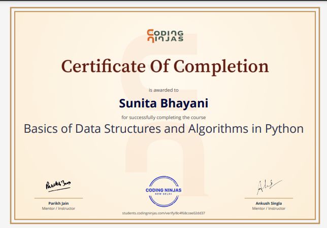 Sunita Bhayani on LinkedIn: #codingninjas #datastructures #algorithms # ... Sunita Bhayani on LinkedIn: #codingninjas #datastructures #algorithms # ...