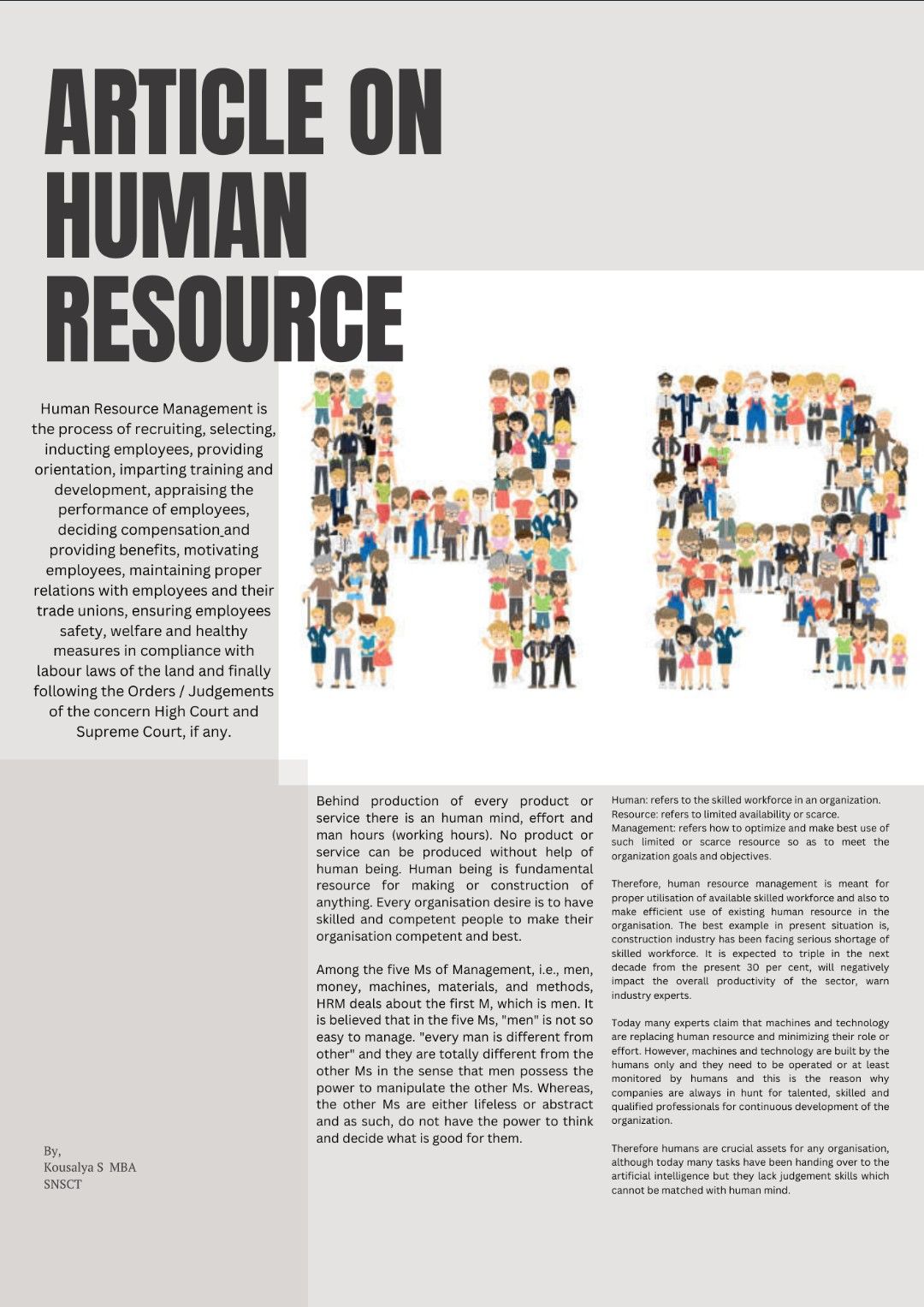Kousalya S on LinkedIn: #humanresources #snsinstitutions # ... Kousalya S on LinkedIn: #humanresources #snsinstitutions # ...