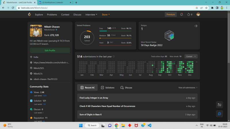 Nilesh Chavan on LinkedIn: #leetcode #coding #dsacoding #c # ... Nilesh Chavan on LinkedIn: #leetcode #coding #dsacoding #c # ...