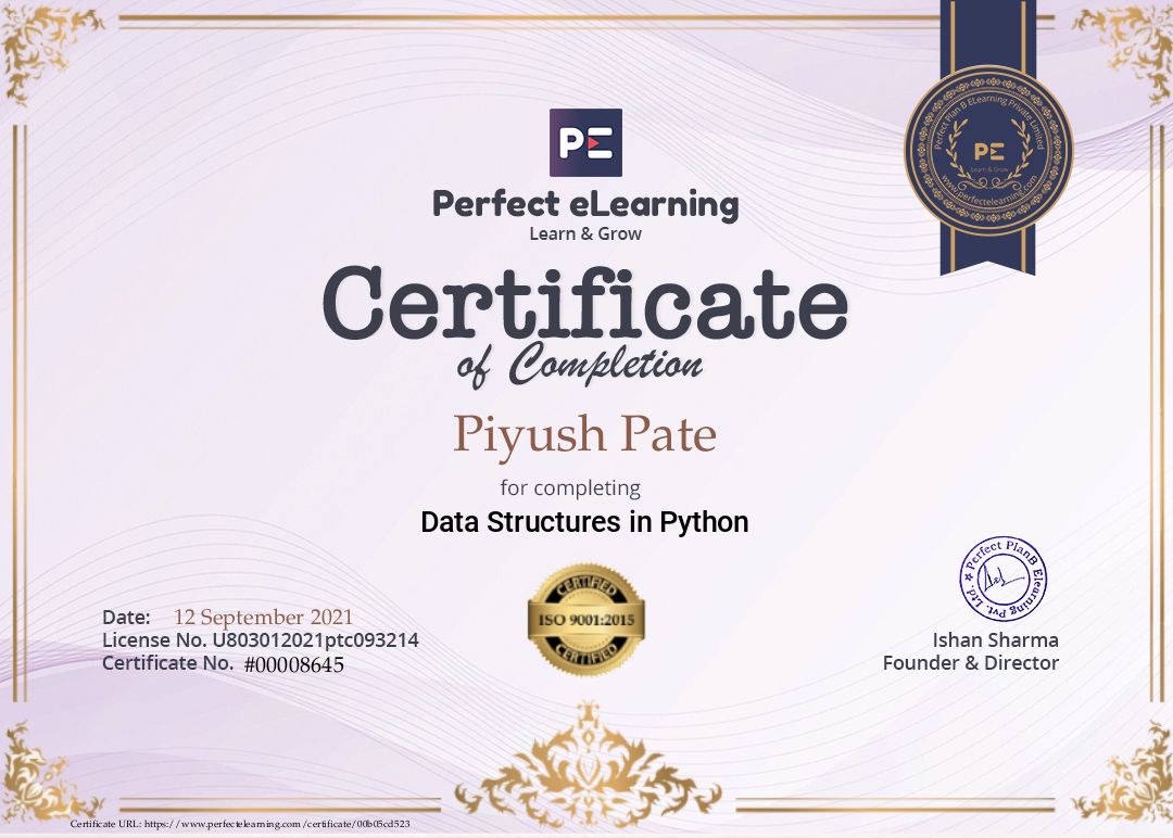 Piyush Pate on LinkedIn: #python #programming #datastructures #coding # ... Piyush Pate on LinkedIn: #python #programming #datastructures #coding # ...