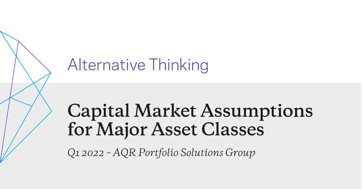 Our 2022 Capital Market Assumptions find that medium-term expected ... Our 2022 Capital Market Assumptions find that medium-term expected ...
