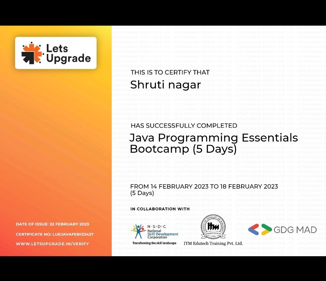 #programming #connections #java #bootcamp #learning | Shruti Nagar #programming #connections #java #bootcamp #learning | Shruti Nagar