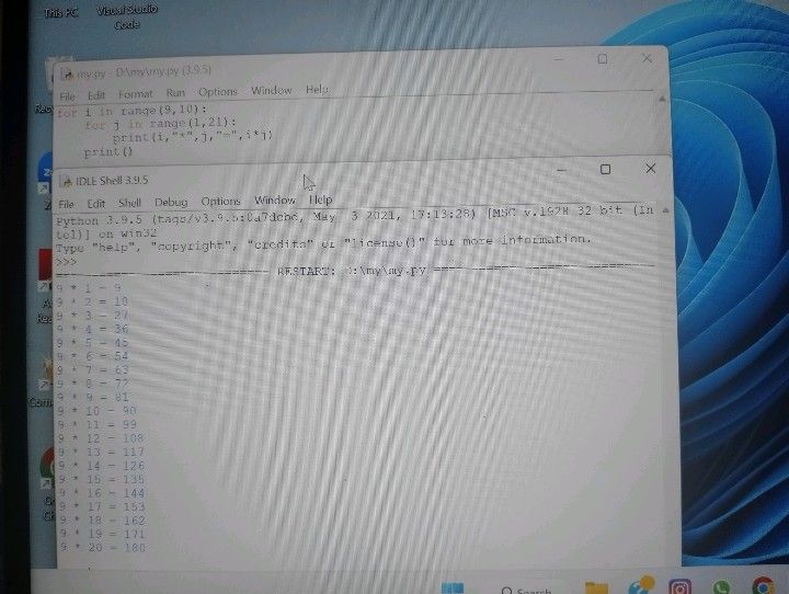 Bhargava Satish Jakilinki on LinkedIn: Task 11 Python Program For Table ... Bhargava Satish Jakilinki on LinkedIn: Task 11 Python Program For Table ...
