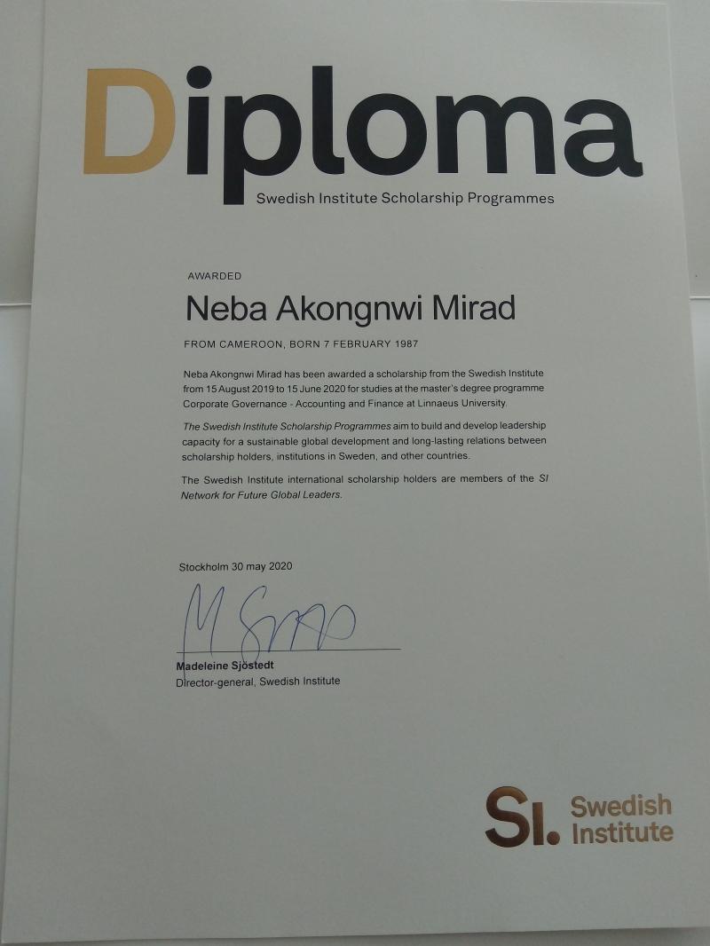 Neba Akongnwi Mirad on LinkedIn: I thank God for this Achievement ... Neba Akongnwi Mirad on LinkedIn: I thank God for this Achievement ...