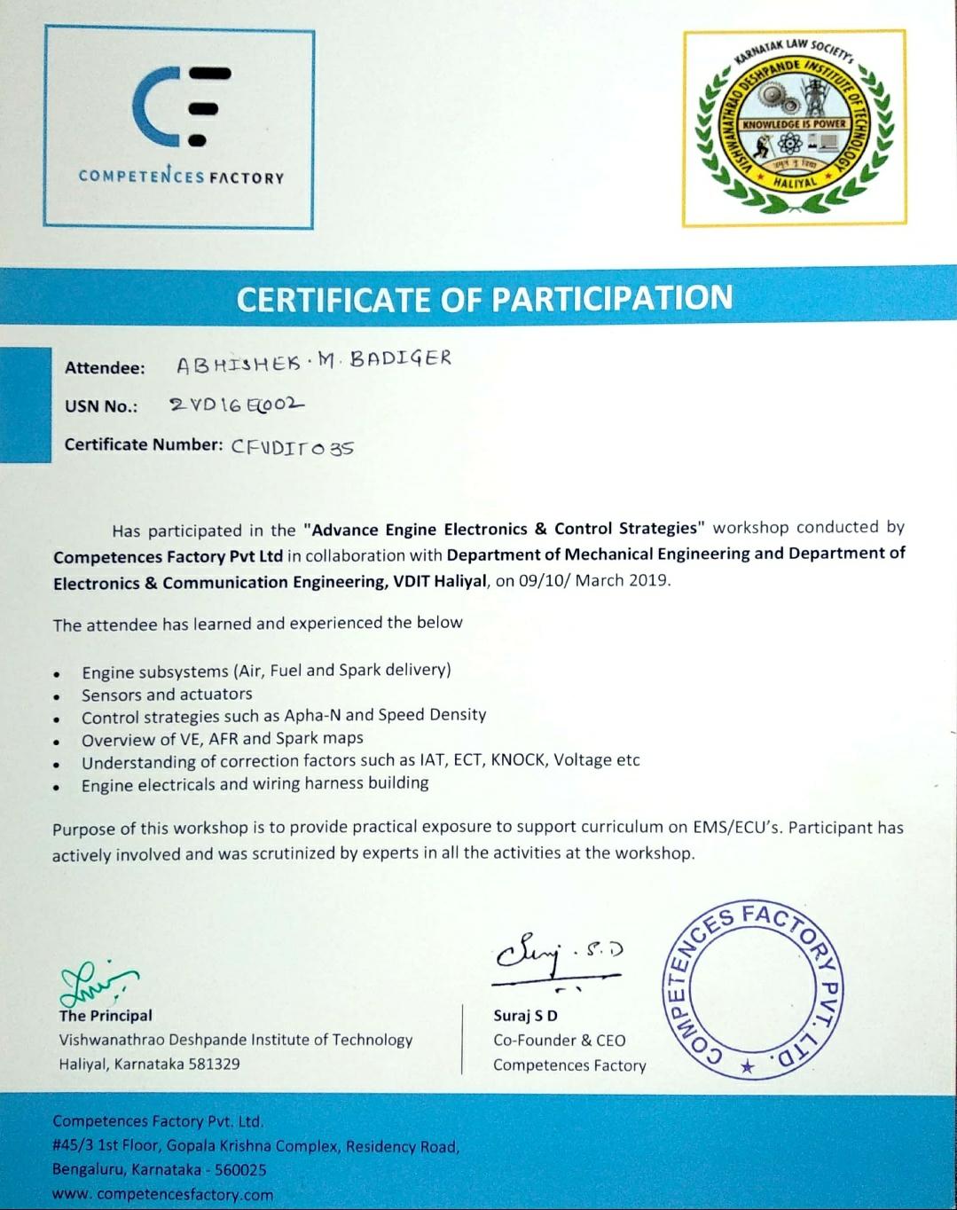 Abhishek Badiger on LinkedIn: #competencesfactory Abhishek Badiger on LinkedIn: #competencesfactory