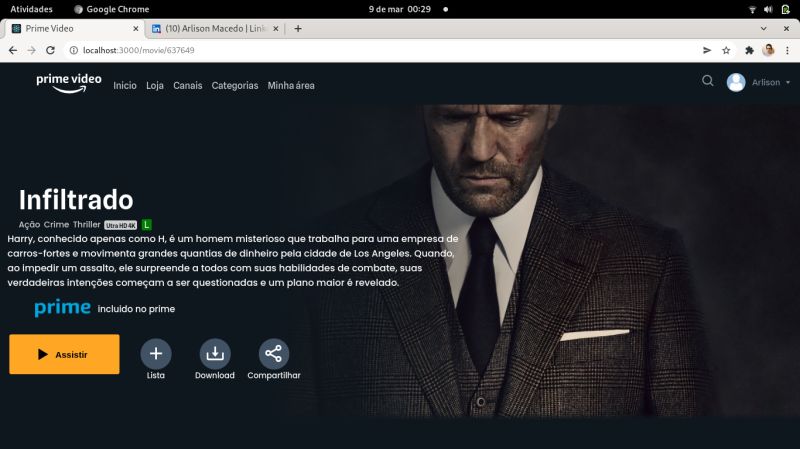 Arlison Macedo no LinkedIn: #primevideo #reactjs #typescript #mobile # ... Arlison Macedo no LinkedIn: #primevideo #reactjs #typescript #mobile # ...