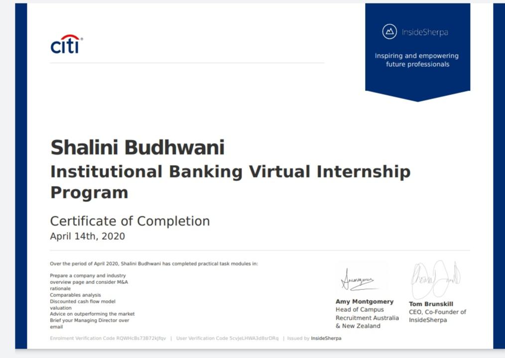 Shalini Budhwani on LinkedIn: #virtualinternship #liveproject #fintech ... Shalini Budhwani on LinkedIn: #virtualinternship #liveproject #fintech ...