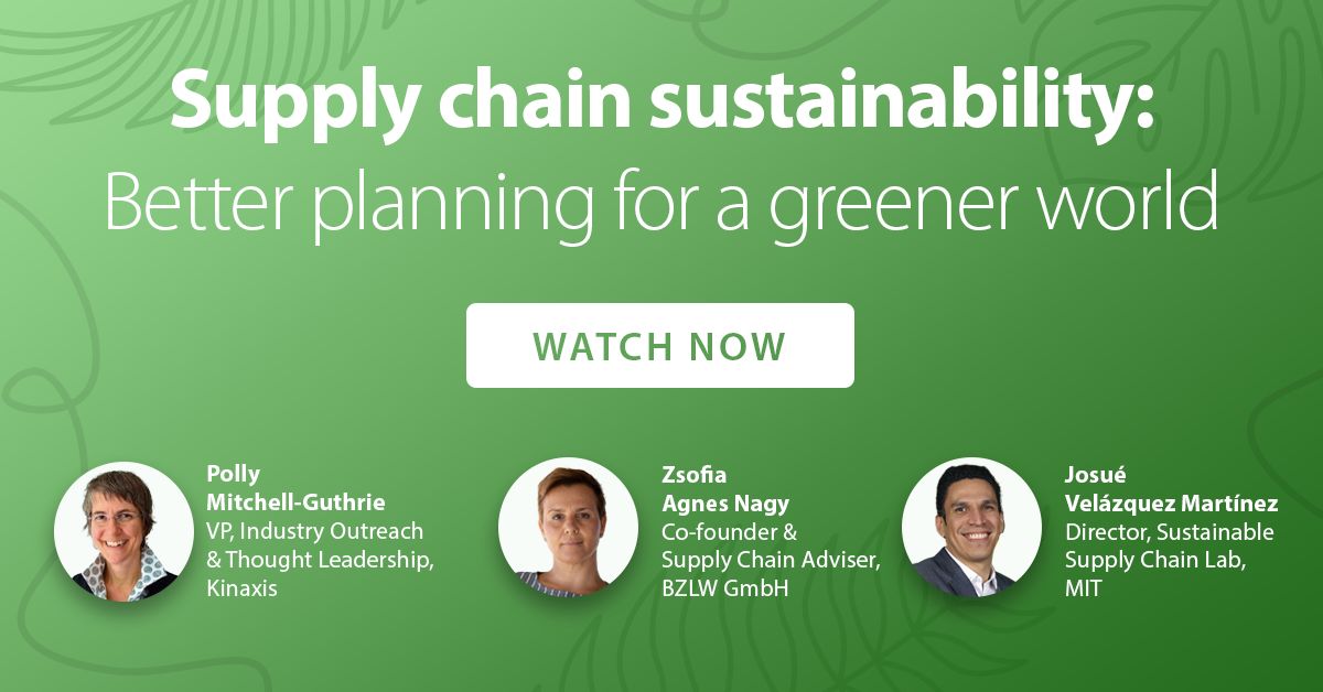 #supplychain #sustainability #supplychainplanning | Kinaxis #supplychain #sustainability #supplychainplanning | Kinaxis