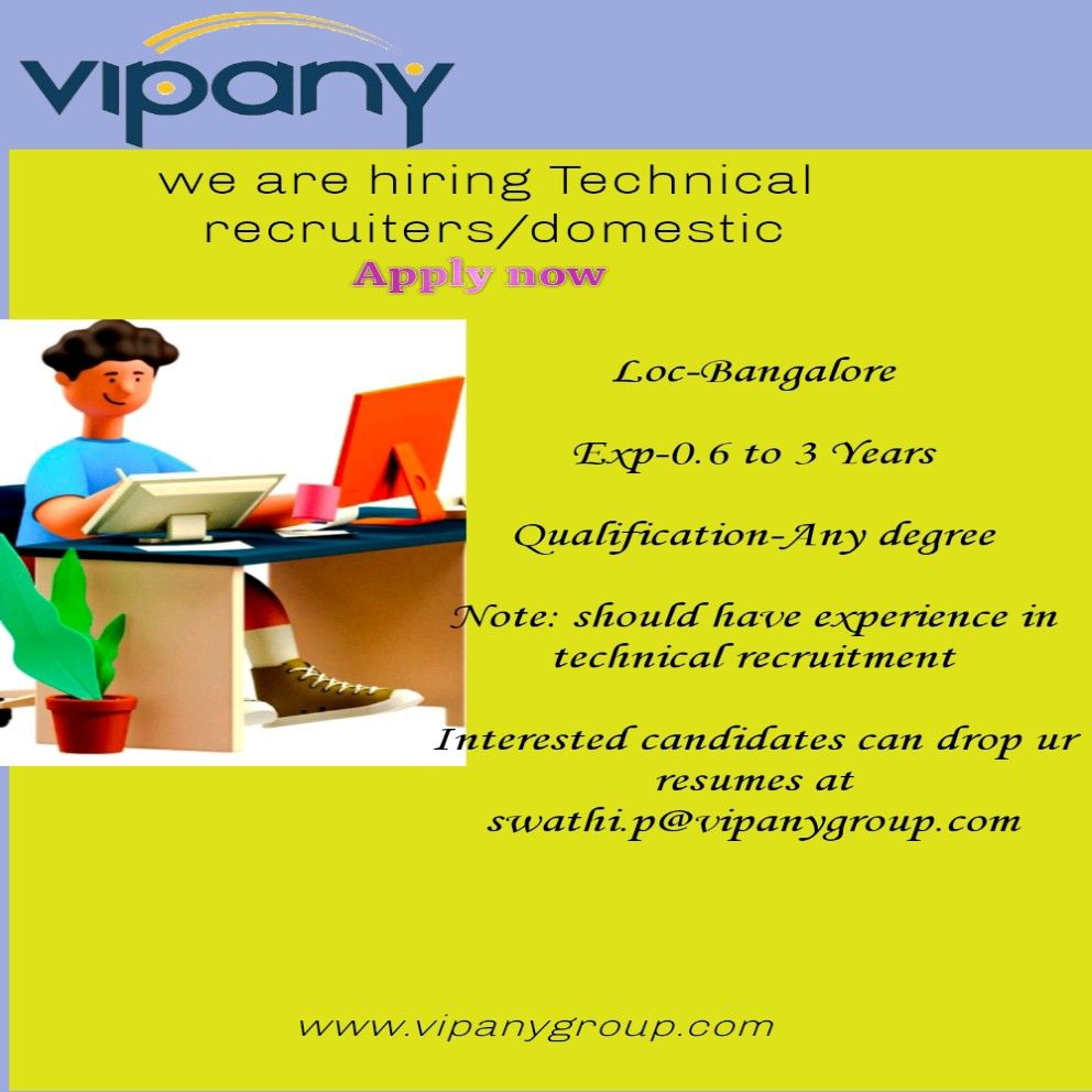 Swathi C. on LinkedIn: #hiring #bangalore #talent Swathi C. on LinkedIn: #hiring #bangalore #talent