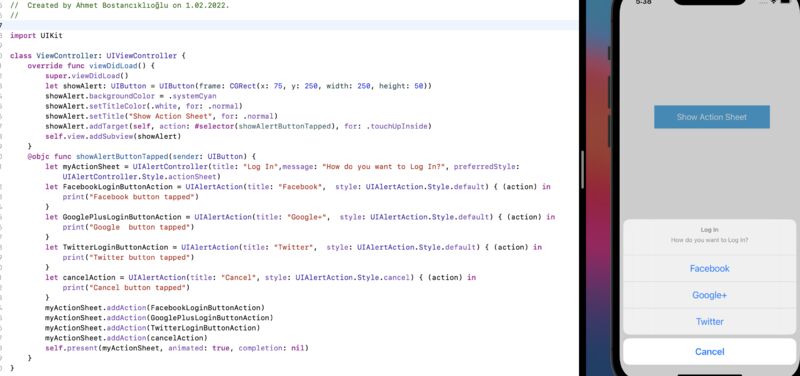 'How to display and handle alert programmatically in Swift?' | Ahmet ... 'How to display and handle alert programmatically in Swift?' | Ahmet ...