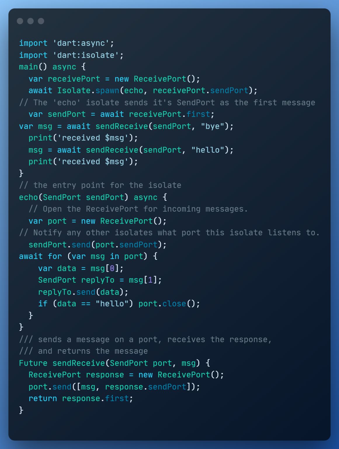 Fakhrul A. S. on LinkedIn: #flutter #dart #async #port #future Fakhrul A. S. on LinkedIn: #flutter #dart #async #port #future