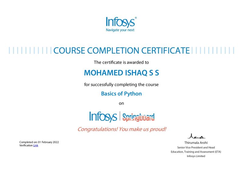 #infosys #pythonprogramming #python #python3 | Ishaq Mohamed #infosys #pythonprogramming #python #python3 | Ishaq Mohamed