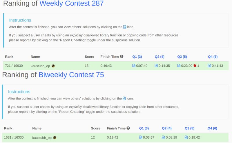 Kaustubh Bhure on LinkedIn: #dsa #leetcode #interviewpreparation # ... Kaustubh Bhure on LinkedIn: #dsa #leetcode #interviewpreparation # ...