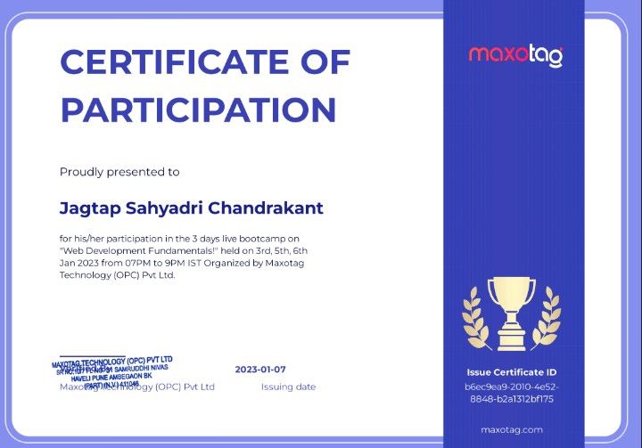 Sahyadri Jagtap on LinkedIn: #webdevelopment #html #css #javascript # ... Sahyadri Jagtap on LinkedIn: #webdevelopment #html #css #javascript # ...
