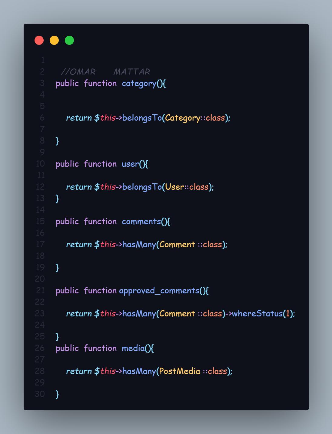 Omar Matter on LinkedIn: #vscode #backend #laraveldeveloper #developer ... Omar Matter on LinkedIn: #vscode #backend #laraveldeveloper #developer ...