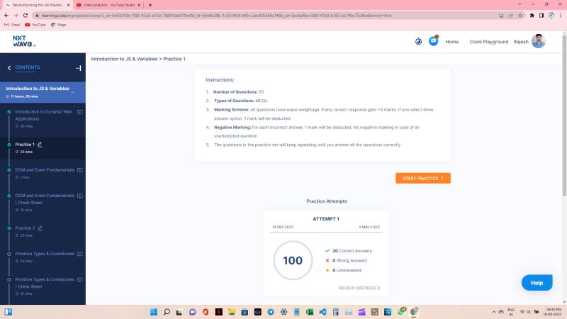Rajesh Pyla on LinkedIn: #day64 #javascript #coding #nxtwave #ccbp Rajesh Pyla on LinkedIn: #day64 #javascript #coding #nxtwave #ccbp