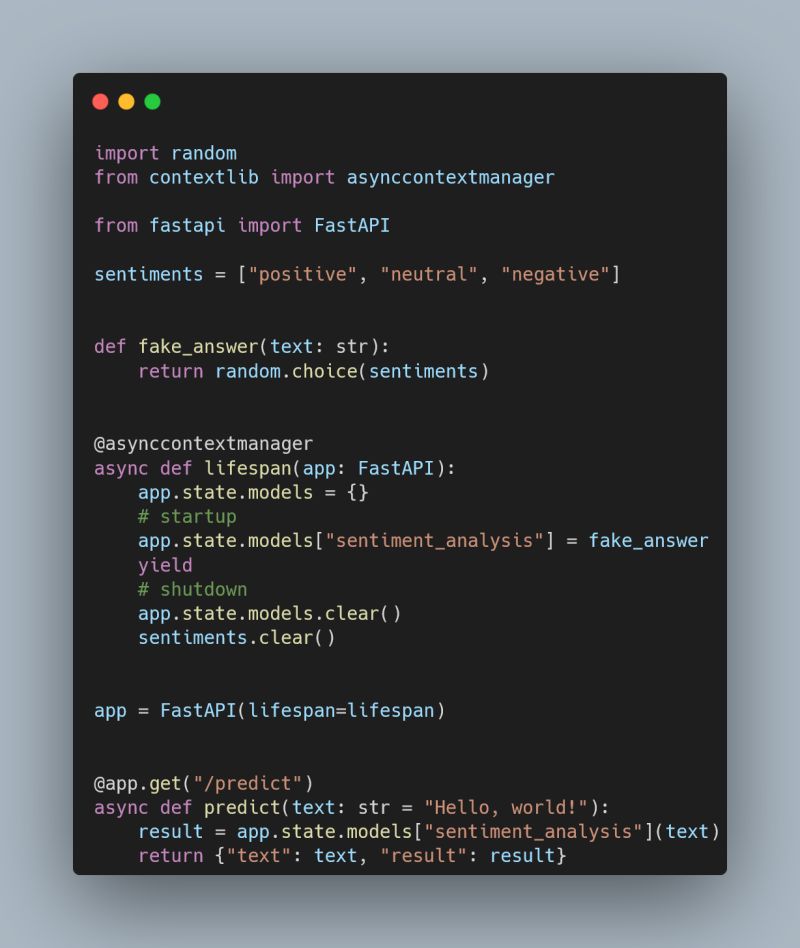 Wai Foong Ng on LinkedIn: #fastapi #programming #python #restapi #devops Wai Foong Ng on LinkedIn: #fastapi #programming #python #restapi #devops