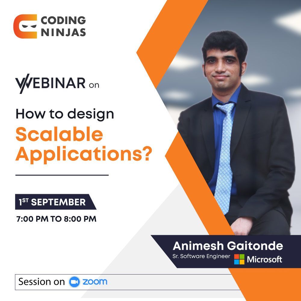 SOUMYARANJAN BEHERA on LinkedIn: #codingninjas #coding #webinar #microsoft SOUMYARANJAN BEHERA on LinkedIn: #codingninjas #coding #webinar #microsoft