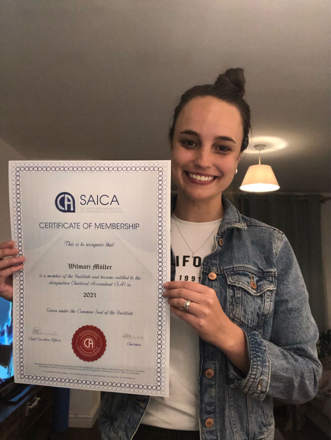 Wilmari Smit on LinkedIn: I finally received my SAICA certificate π©βππΏπ¦ ... Wilmari Smit on LinkedIn: I finally received my SAICA certificate π©βππΏπ¦ ...