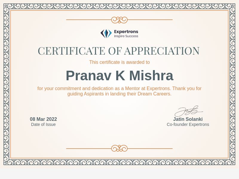 Pranav Mishra on LinkedIn: #learningcontinues #knowledgeshare #mentoring Pranav Mishra on LinkedIn: #learningcontinues #knowledgeshare #mentoring