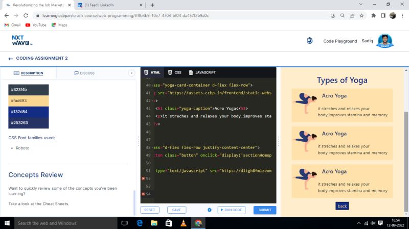 Sadiq Mohammad on LinkedIn: #coding #assignment2 #css #html #nxtwave #nxt Sadiq Mohammad on LinkedIn: #coding #assignment2 #css #html #nxtwave #nxt