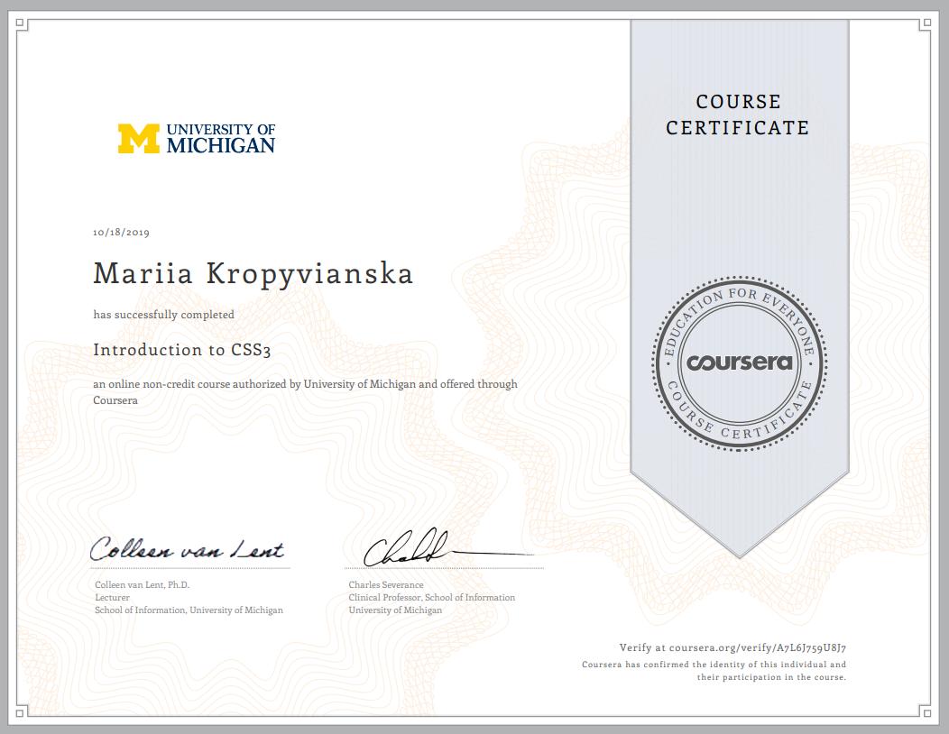 Mariia K. on LinkedIn: #html #css #webdesign #webdevelopment #coursera Mariia K. on LinkedIn: #html #css #webdesign #webdevelopment #coursera
