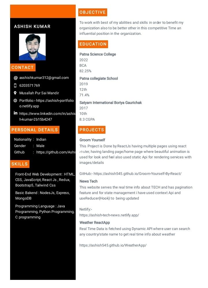 Ashish Kumar on LinkedIn: #reactjs #html5 #cssflexbox #reduxjs # ... Ashish Kumar on LinkedIn: #reactjs #html5 #cssflexbox #reduxjs # ...