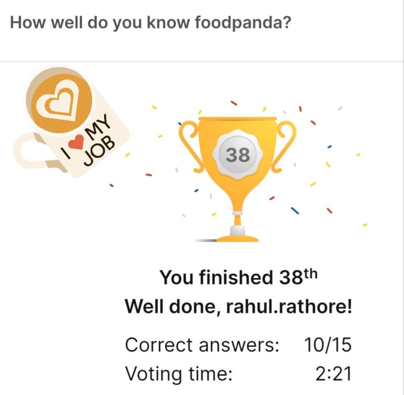 38th rank in 9K+ employees company. | Rahul Rathore 38th rank in 9K+ employees company. | Rahul Rathore