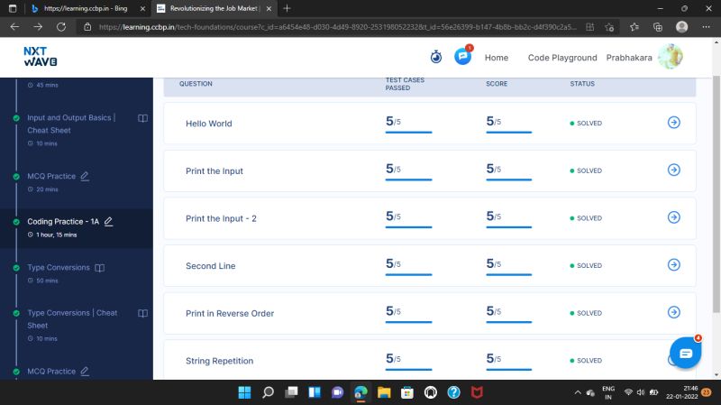 Prabhakara Routu on LinkedIn: Phython coding practice completed Prabhakara Routu on LinkedIn: Phython coding practice completed