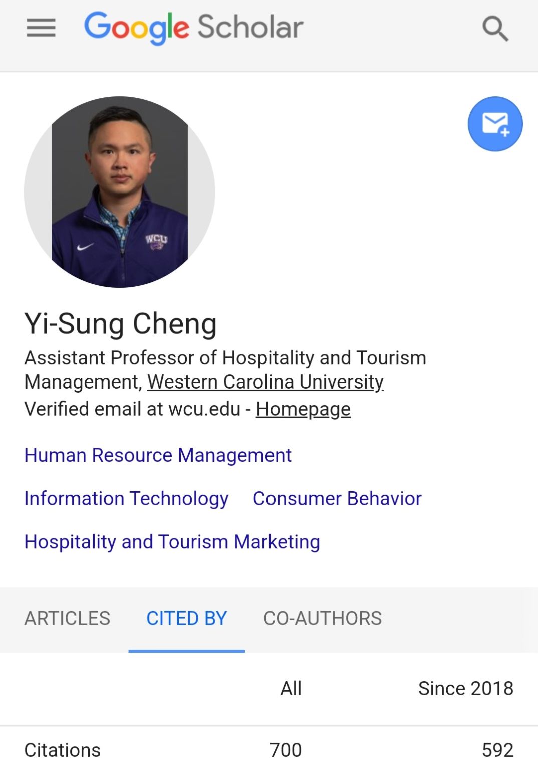 #wcuhtm #wcu #googlescholar #citations #hospitality #tourism | Dr. Yi ... #wcuhtm #wcu #googlescholar #citations #hospitality #tourism | Dr. Yi ...