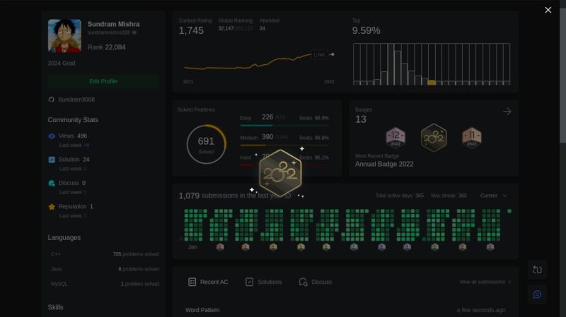 Sundram Mishra on LinkedIn: #leetcode #365daychallenge #coding #streak ... Sundram Mishra on LinkedIn: #leetcode #365daychallenge #coding #streak ...