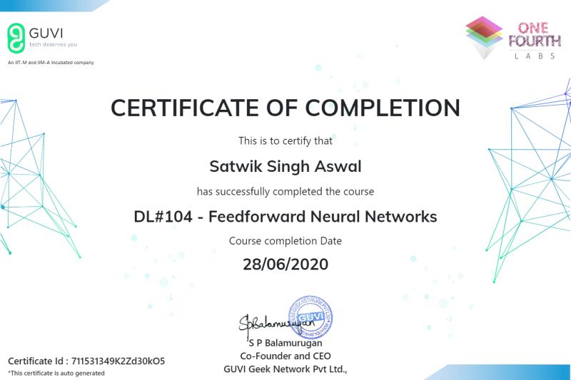 Satwik Singh on LinkedIn: #python3 #feedforwardneural Satwik Singh on LinkedIn: #python3 #feedforwardneural