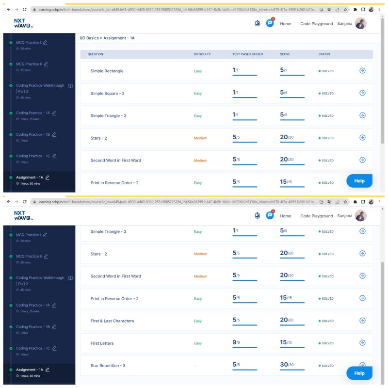 Sanjana Kalepu on LinkedIn: #nxtwave #ccbp #coding #day3 ... Sanjana Kalepu on LinkedIn: #nxtwave #ccbp #coding #day3 ...