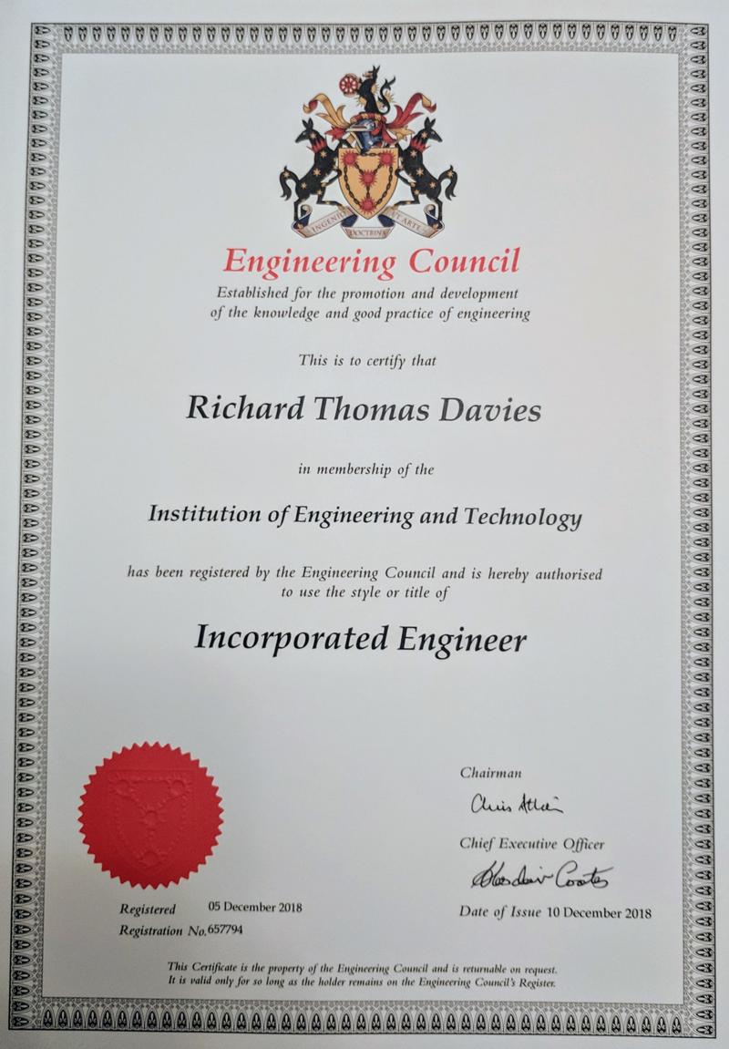 Richard T Davies BEng (Hons) MSc IEng MIET on LinkedIn: # ... Richard T Davies BEng (Hons) MSc IEng MIET on LinkedIn: # ...