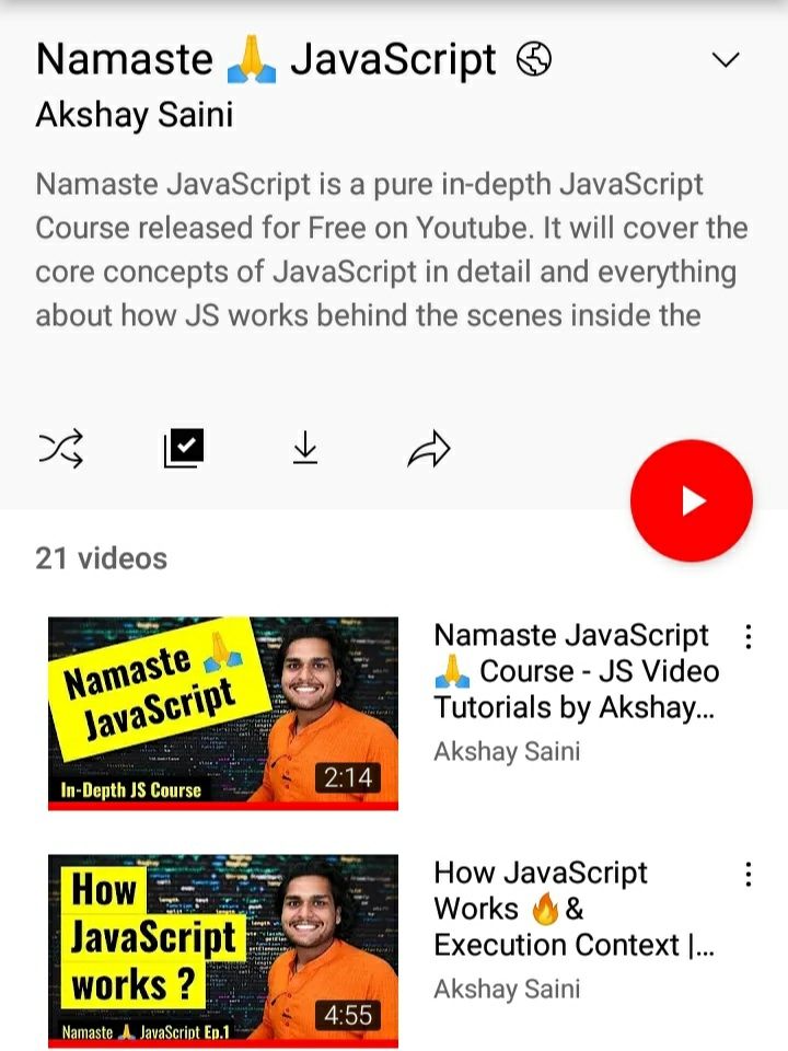 Chinmay KT on LinkedIn: #namastejavascript #javascript Chinmay KT on LinkedIn: #namastejavascript #javascript