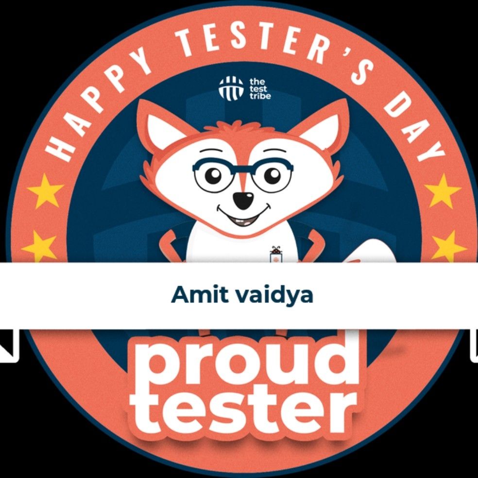 Amit Vaidya on LinkedIn: #testing #tester #qa #qaengineer #qamanual # ... Amit Vaidya on LinkedIn: #testing #tester #qa #qaengineer #qamanual # ...